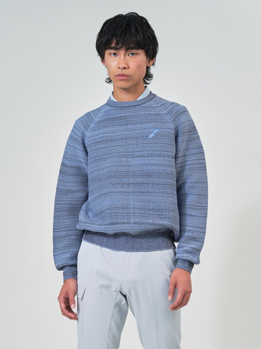 Wholegarment Stretch Knit Blue – DEES